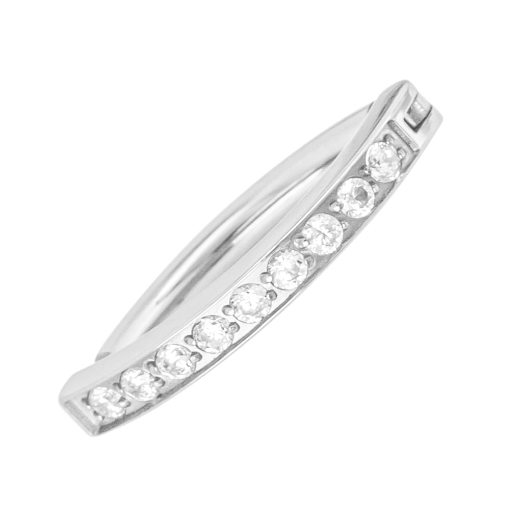 Titanium Dash Clicker - Clear CZ (16g and 14g) – Jimmy Buddha Designs