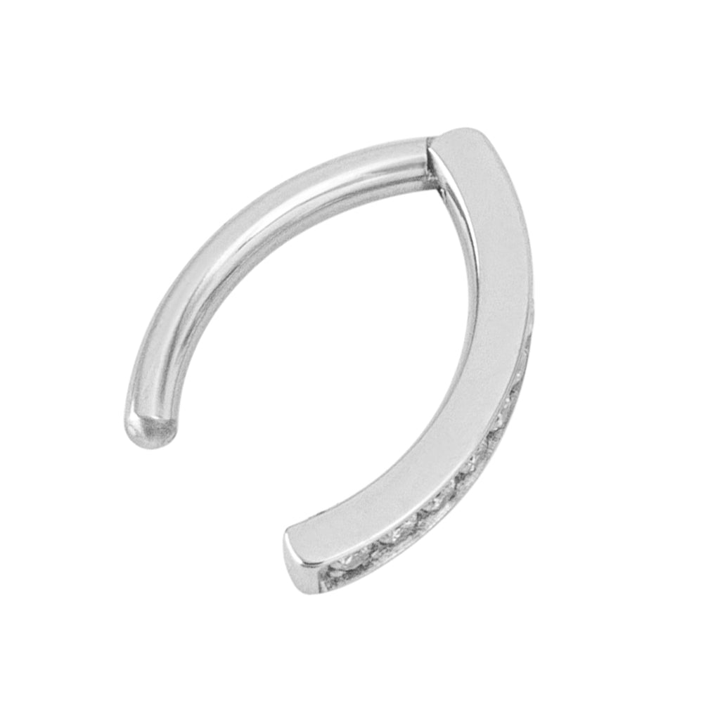 Titanium Dash Clicker - Clear CZ (16g and 14g) – Jimmy Buddha Designs