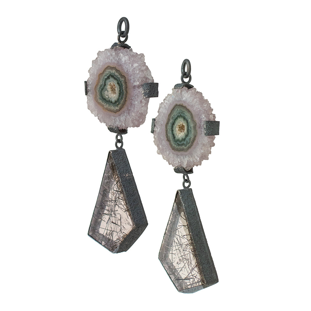 OXSS Stalactite, Tourmalated Quartz – Jimmy Buddha Designs
