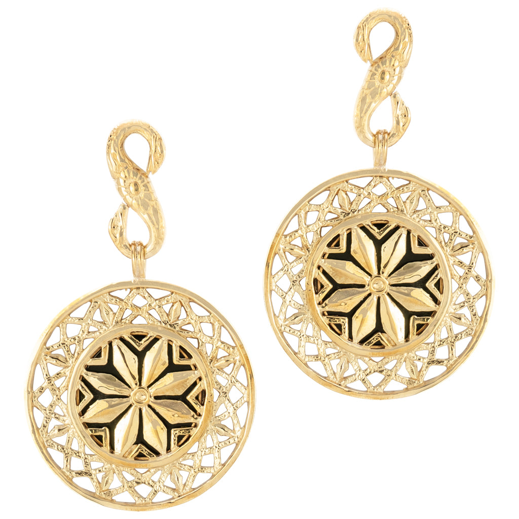 Faceted Black Obsidian Peacock Medallion – Jimmy Buddha Designs