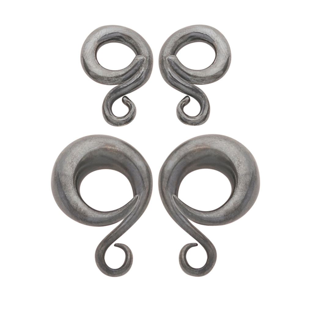 Oxidized Sterling Silver Classic Coils – Jimmy Buddha Designs