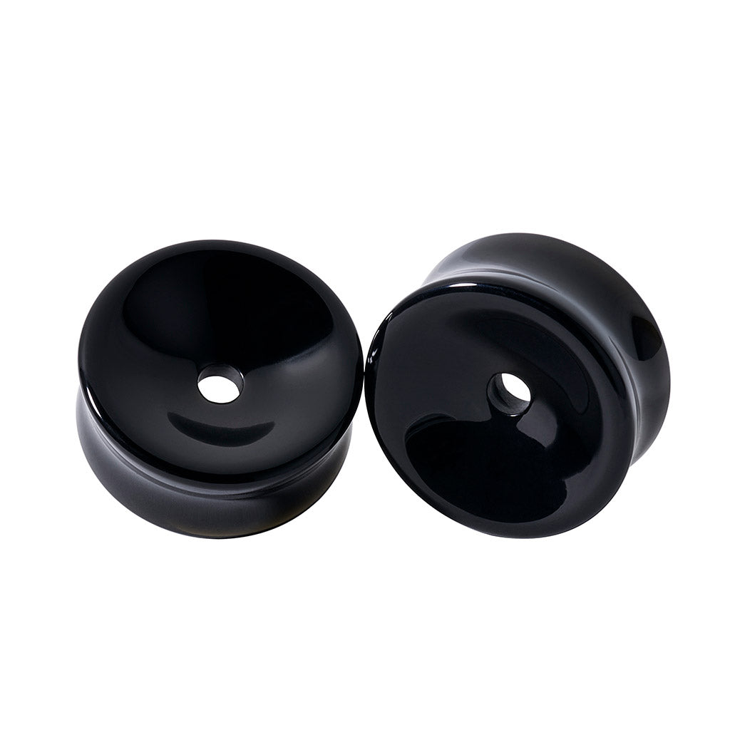 Black Obsidian Concave Eyelets – Jimmy Buddha Designs