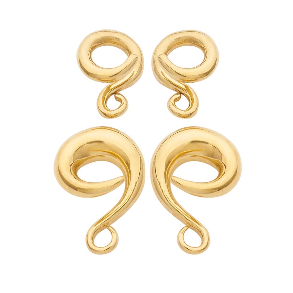 Vermeil Sterling Silver Classic Coils – Jimmy Buddha Designs