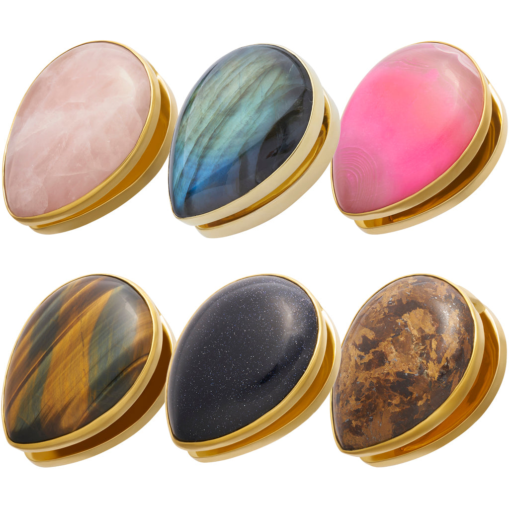 25.5mm (1") Solid Brass Stone Spades – Jimmy Buddha Designs